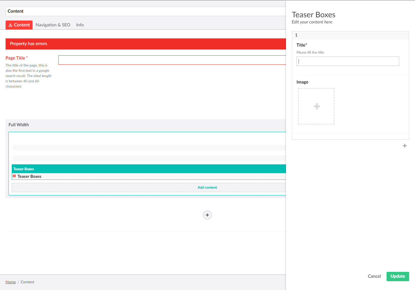 mandatory for leblender editor properties - General discussion - our.umbraco.com